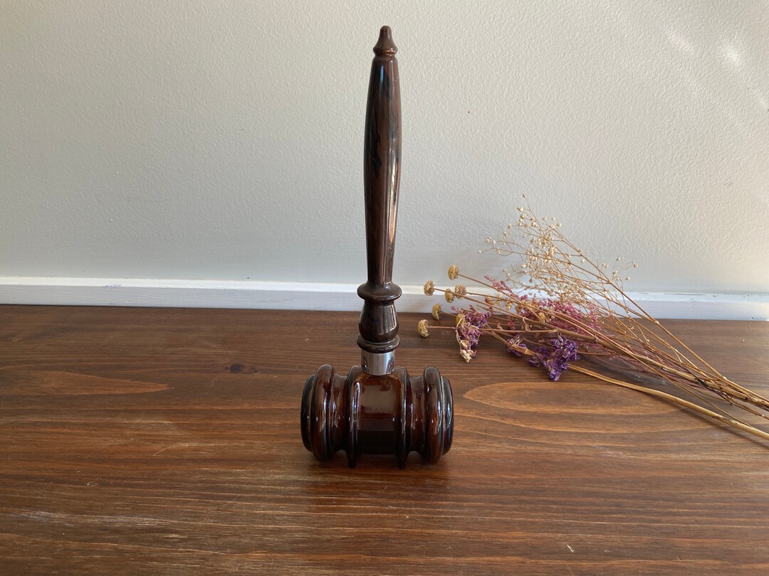 Vintage Avon Judges’ Gavel Hammer Cologne Bottle, EMPTY Collectible ...