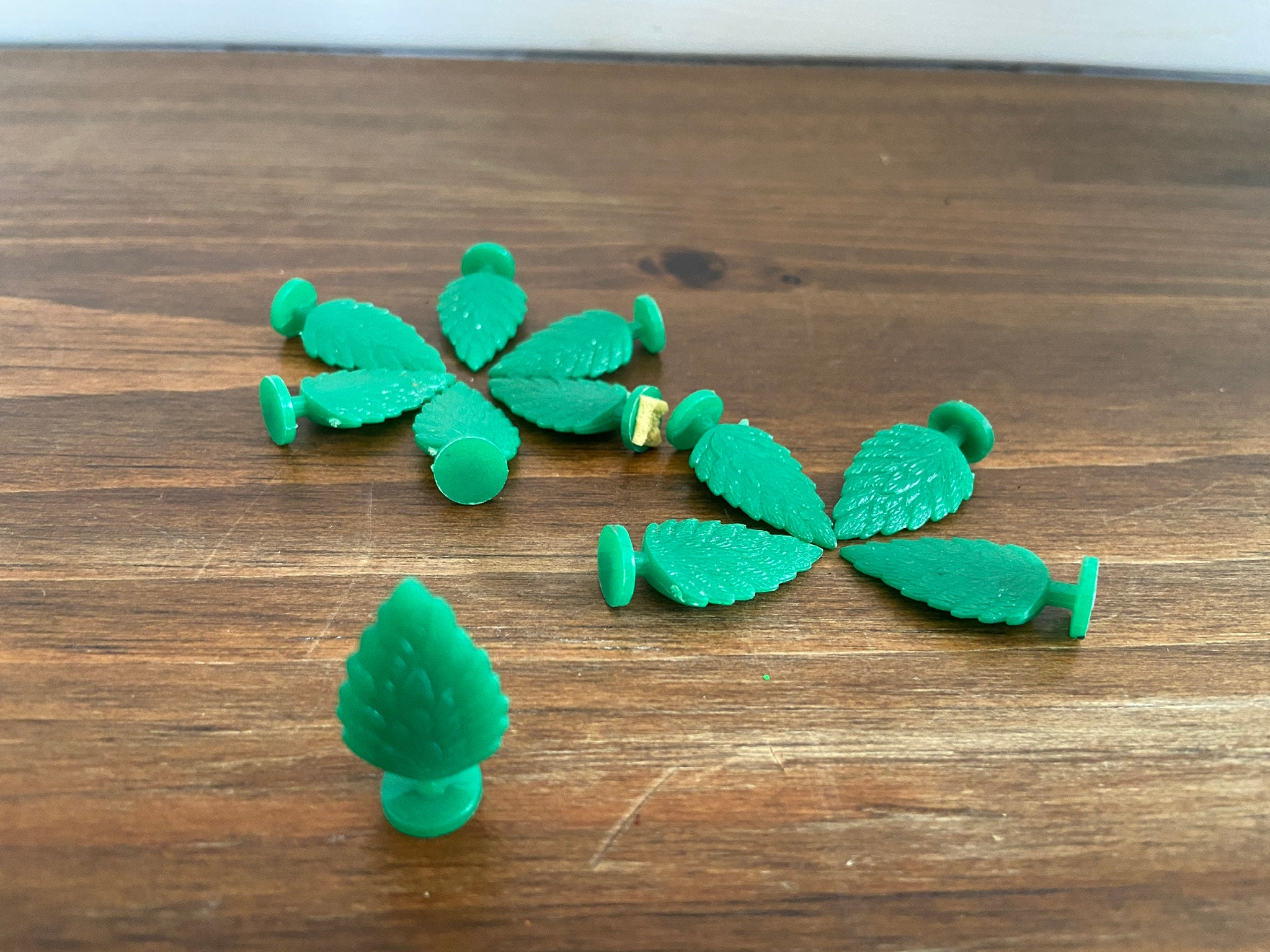 Lot of 11 Plasticville Miniature Tree Shrubs, Tiny Dollhouse Trees ...