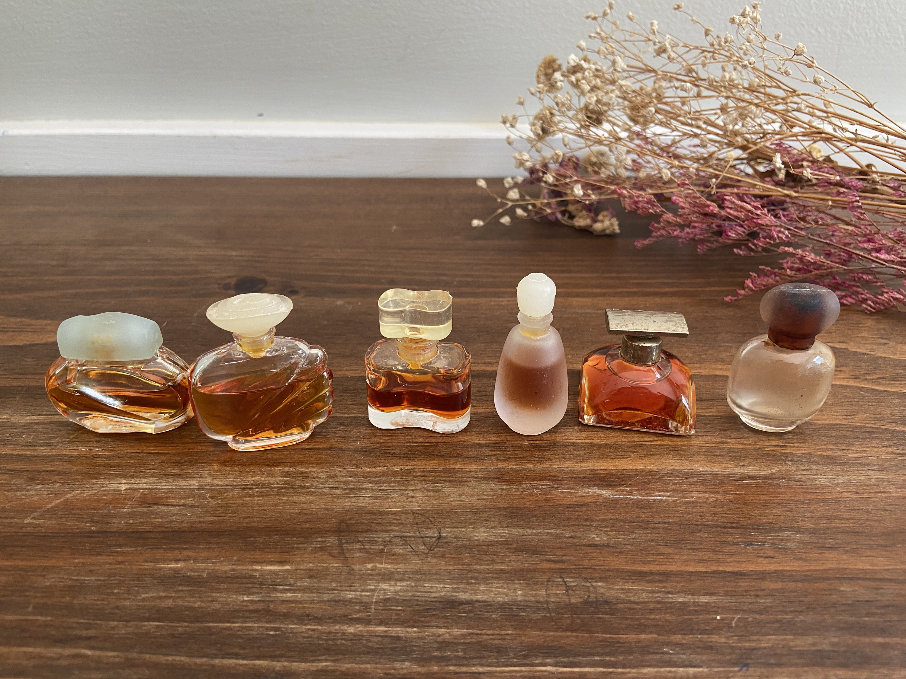 Vintage Estée Lauder Perfume Bottles, Miniature Perfume Sample Bottles ...