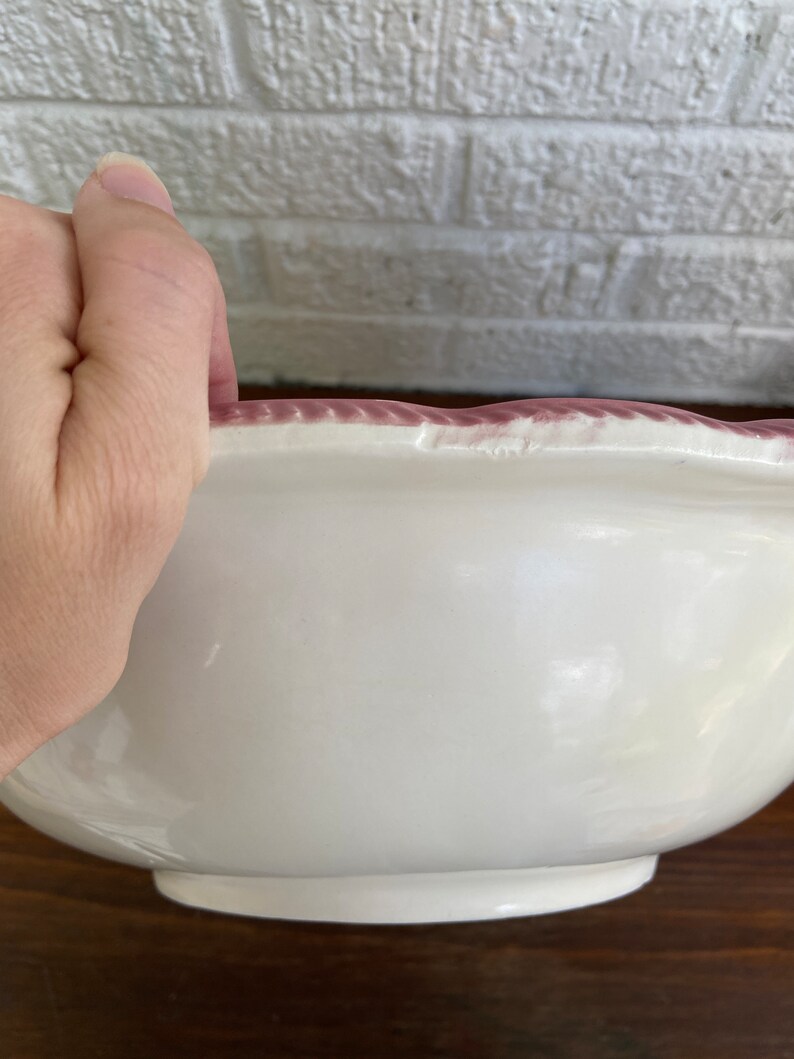 Large Vintage Pink Floral Water Wash Basin and Pitcher Floral - Etsy