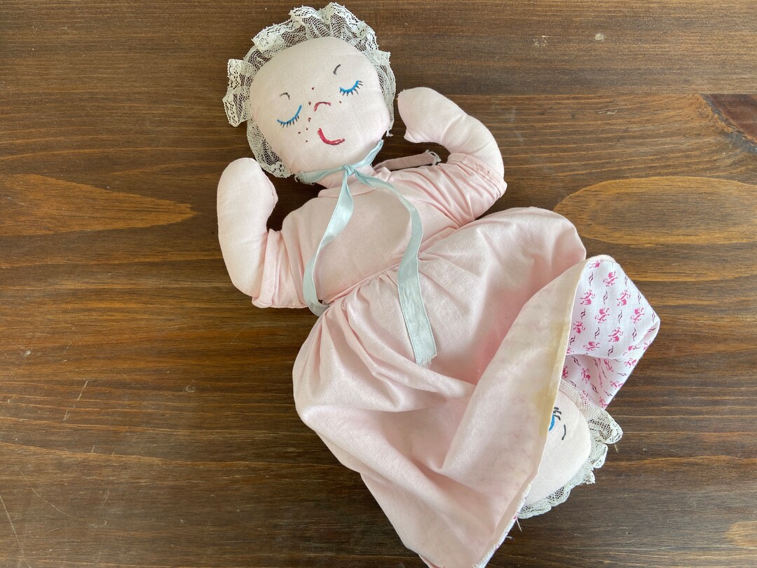 Vintage Topsy-turvy Double Sided Reversible Hand Sewn Doll - Etsy