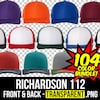 Trucker Hat Techpack Mockup | Trucker Cap Techpack Template | Base Ball ...