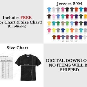 Jerzees 29M Front and Back Flat Lay Mockup Bundle, Transparent + White ...