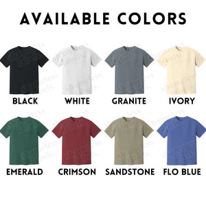 Editable Comfort Colors 1717 Color Chart, Canva Template, C1717 Color ...