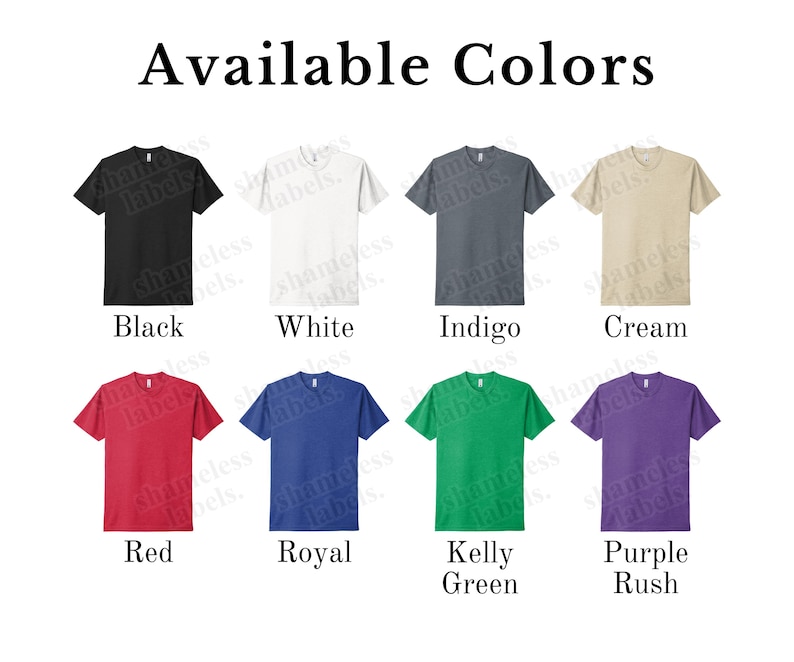 Editable Next Level 6210 Color Chart & Size Chart, Canva Template ...