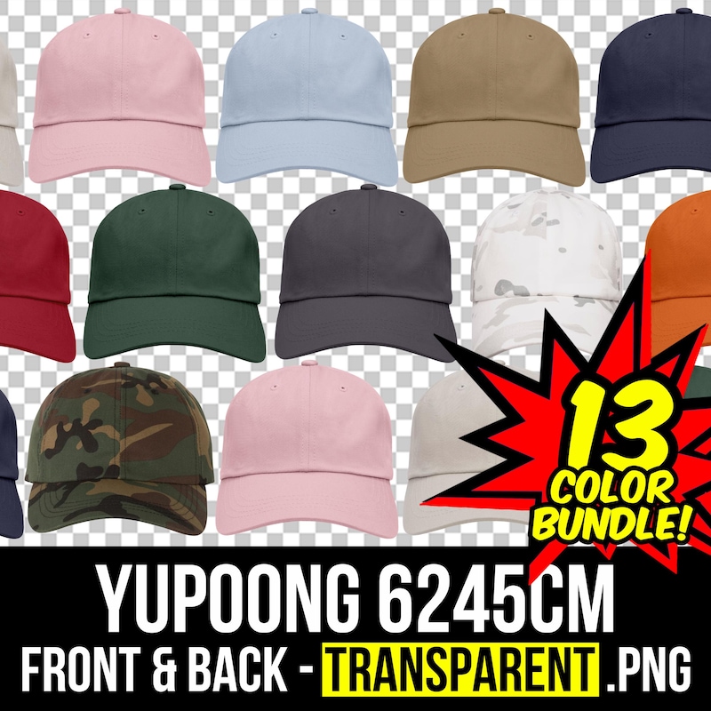 Hat Mockup Yupoong 6245cm - Etsy