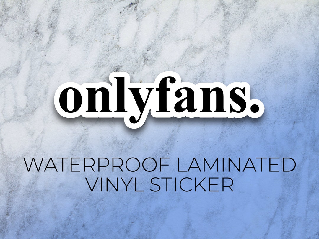 Onlyfans Sticker Vinyl Laptop Sticker Motivational Decal - Etsy
