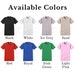 Editable Gildan 2000 Color Chart & Size Chart, Canva Template, G200 ...
