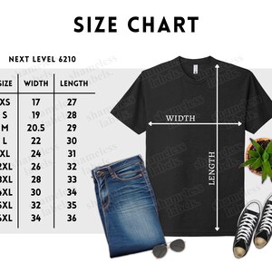 Editable Next Level 6210 Color Chart, Canva Template, N6210 Color Chart ...