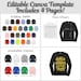 Gildan 5400 Color Chart & Size Chart, Editable Canva Template, G540 ...