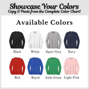 Gildan 5400 Color Chart & Size Chart, Editable Canva Template, G540 ...