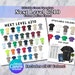 Editable Next Level 6210 Color Chart, Canva Template, N6210 Color Chart ...