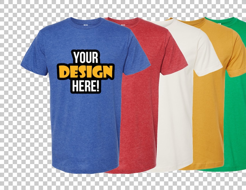 Tultex 202 Front and Back Mockup Bundle, T Shirt Mockup PNG, 202TC ...