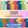 Gildan 64000 Color Chart & Size Chart, Editable Canva Template, G640 ...