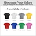 Gildan 8000B Color Chart & Size Chart, Editable Canva Template, G800B ...