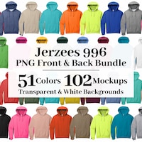 Editable Jerzees 996MR Color Chart & Size Chart, Canva Template, 996MR ...