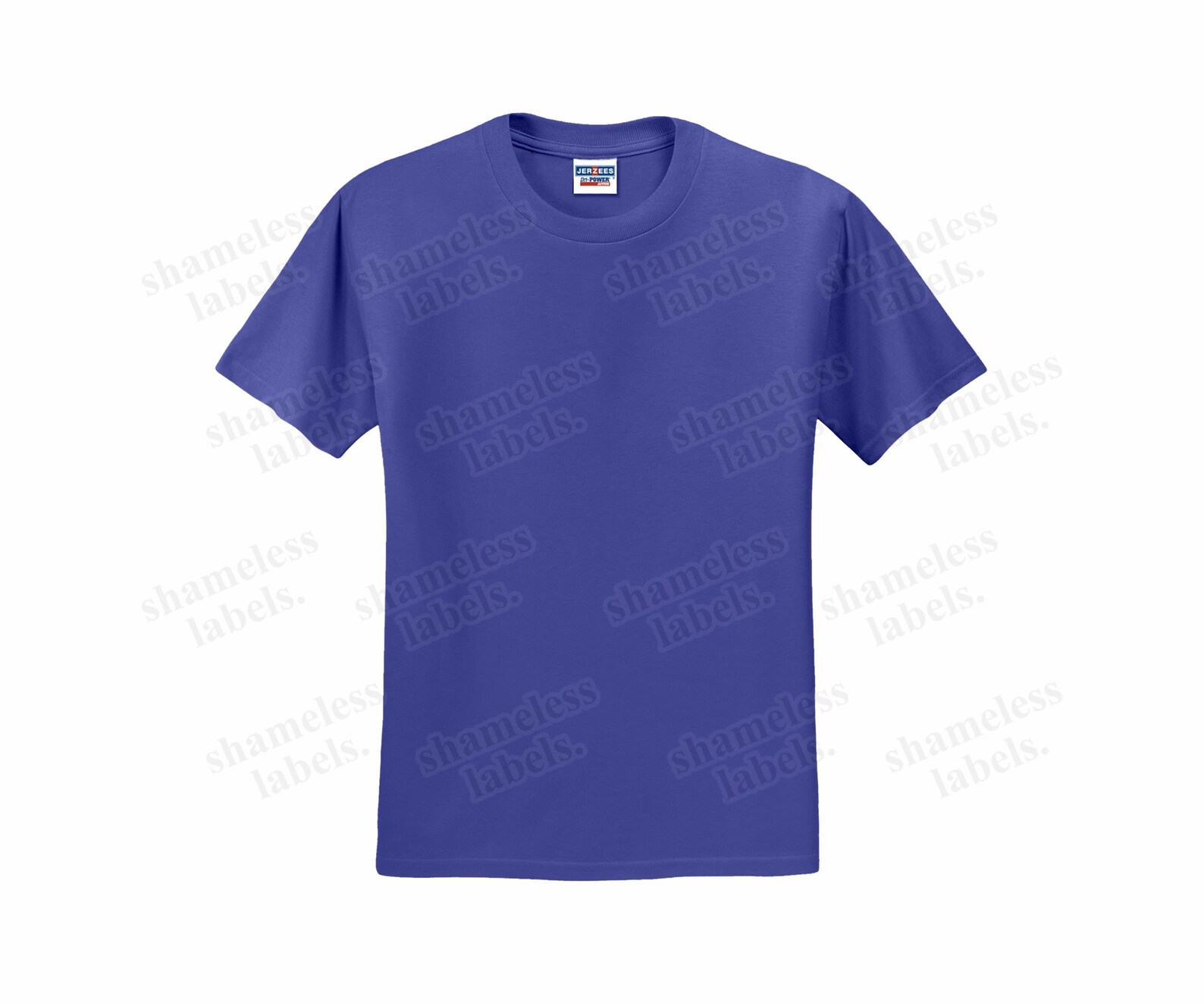 Jerzees 29M Front and Back Flat Lay Mockup Bundle, Transparent + White ...