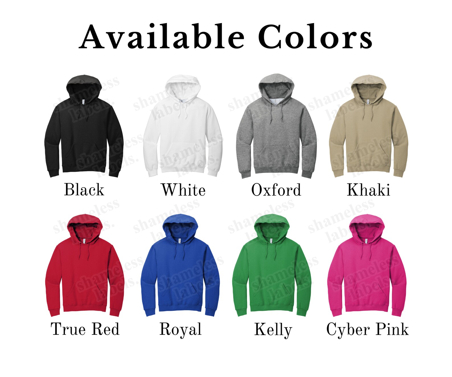 Editable Jerzees 996MR Color Chart & Size Chart, Canva Template, 996MR ...