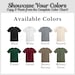 Gildan 5000 Color Chart & Size Chart, Editable Canva Template, G500 ...