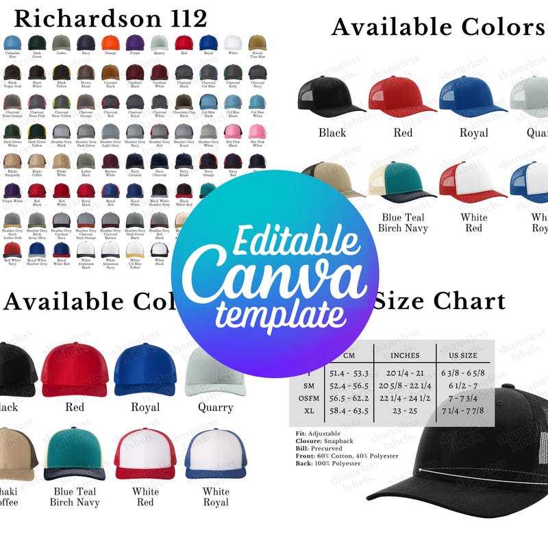 Color Logo Hats - Etsy