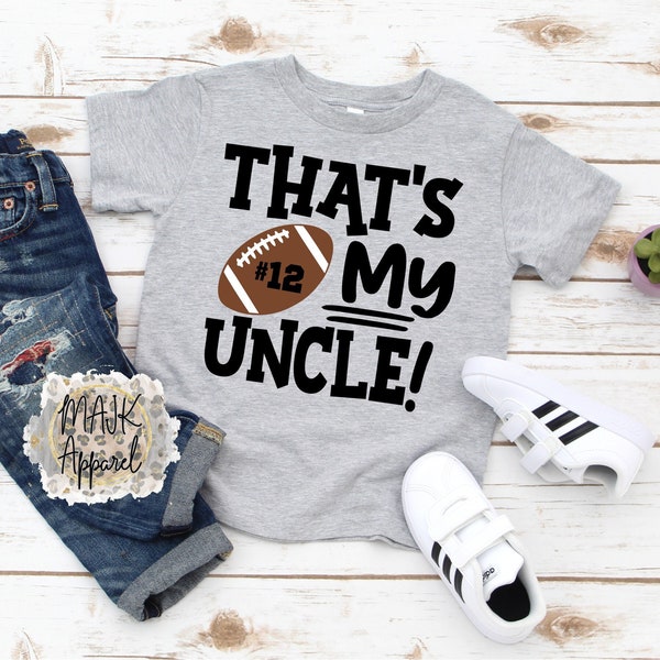 Uncle Football Shirt - Etsy