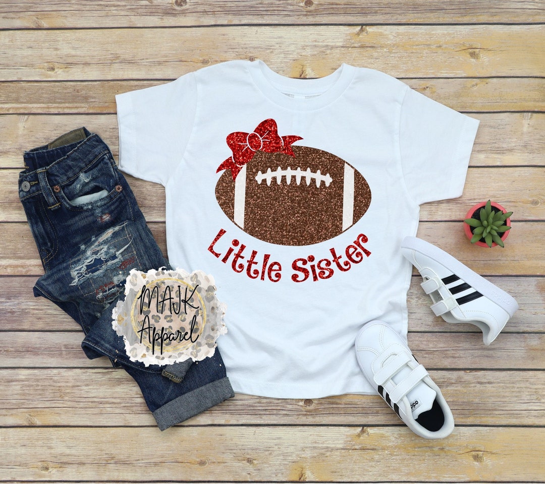 Football Little Sister Shirt / Little Sister Football Shirt / - Etsy