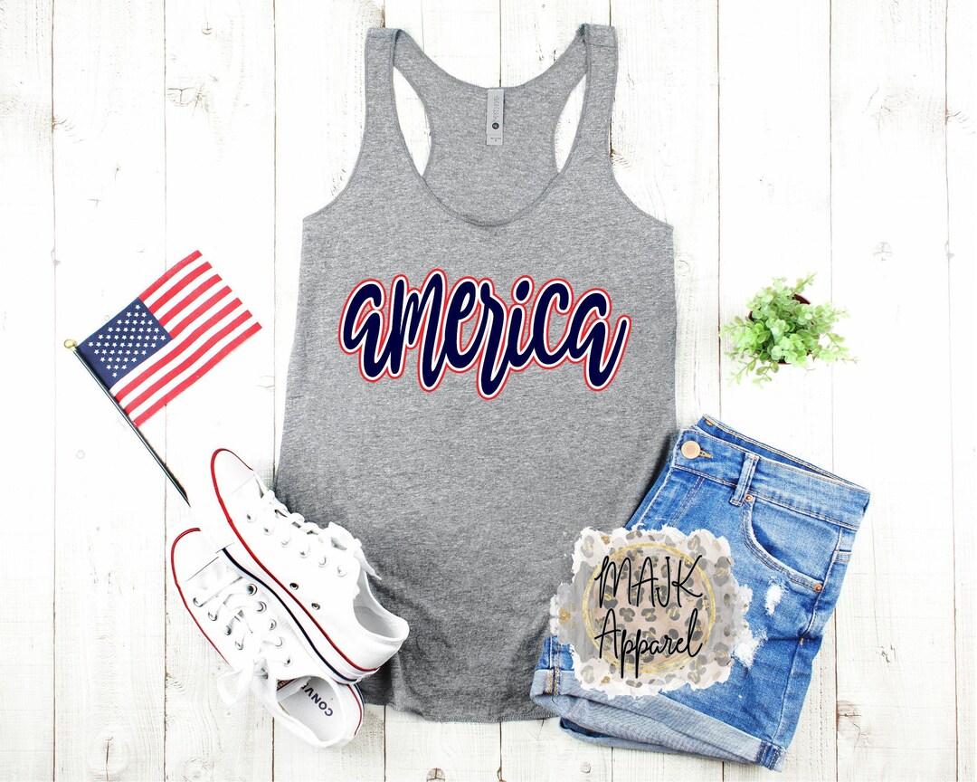 America Tank / 4th of July Tank / Fourth of July Tank / Independence ...