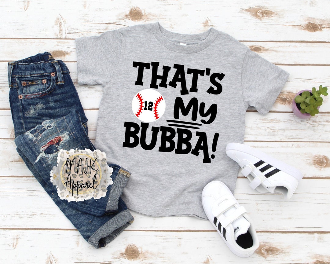 Baseball Sister Shirt / Baseball Brother Shirt / That's My Bubba ...