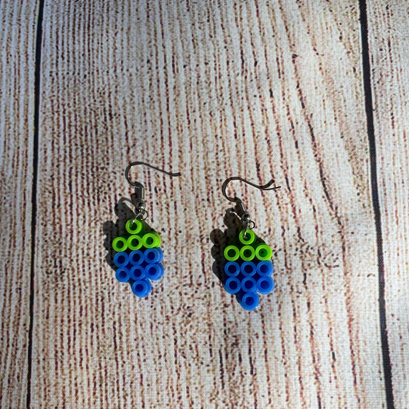 Perler Bead Earrings - Etsy