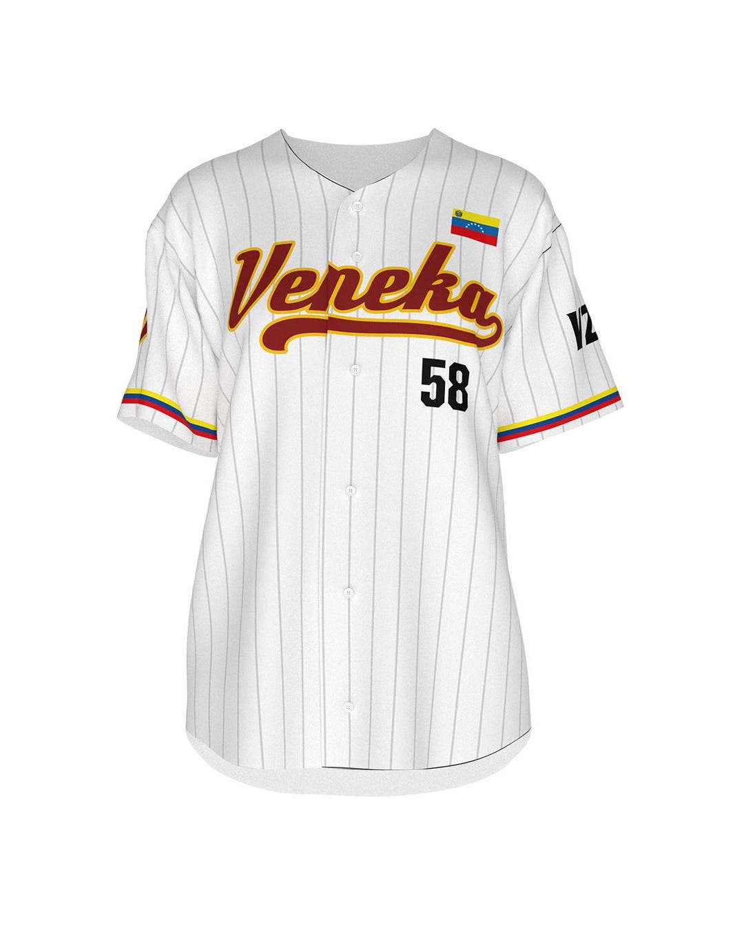 Veneka Baseball Jersey, Venezuela Shirt, Baseball T-shirt Ticket - Etsy