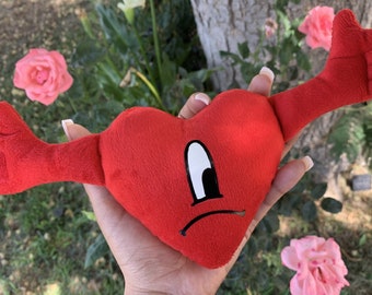 Uvst Heart Bad Bunny - Etsy