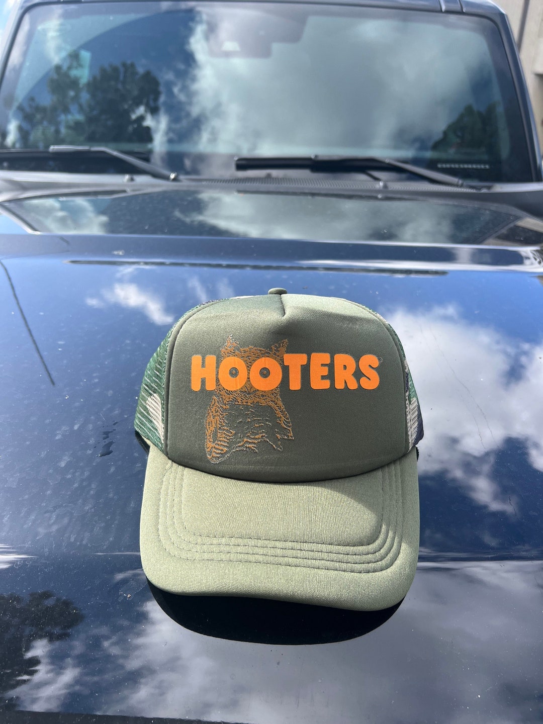 Hooters Orange Embroidered on Hunter Green Trucker Snapback Hat - Etsy