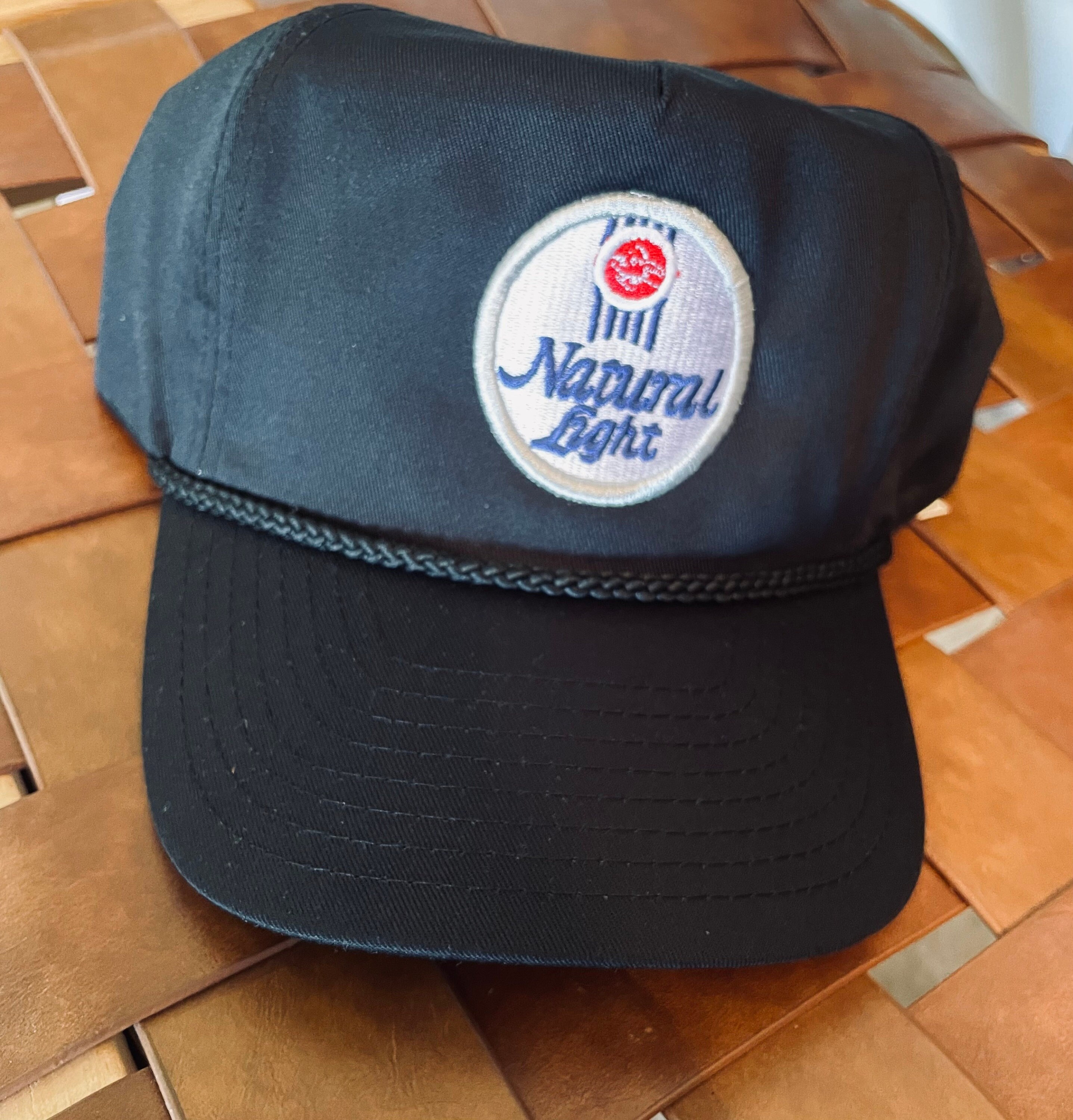 Natural Light Natty Lite Busch Beer Black Rope Snapback Hat - Etsy