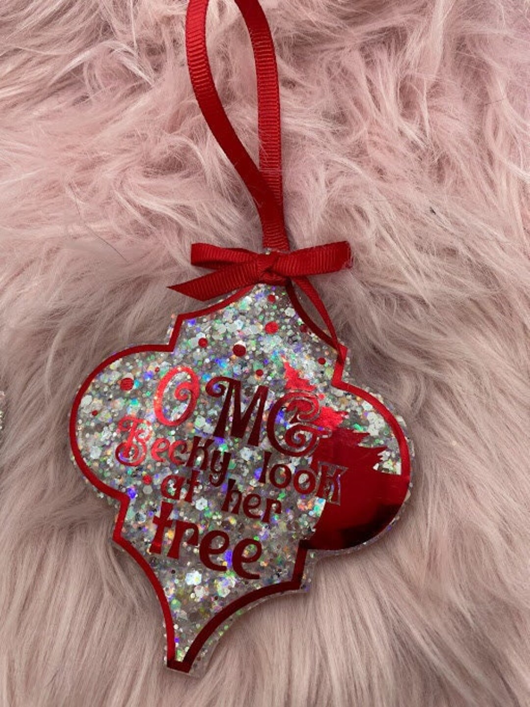 Arabesque Ornament Glitter Sarcastic Funny - Etsy