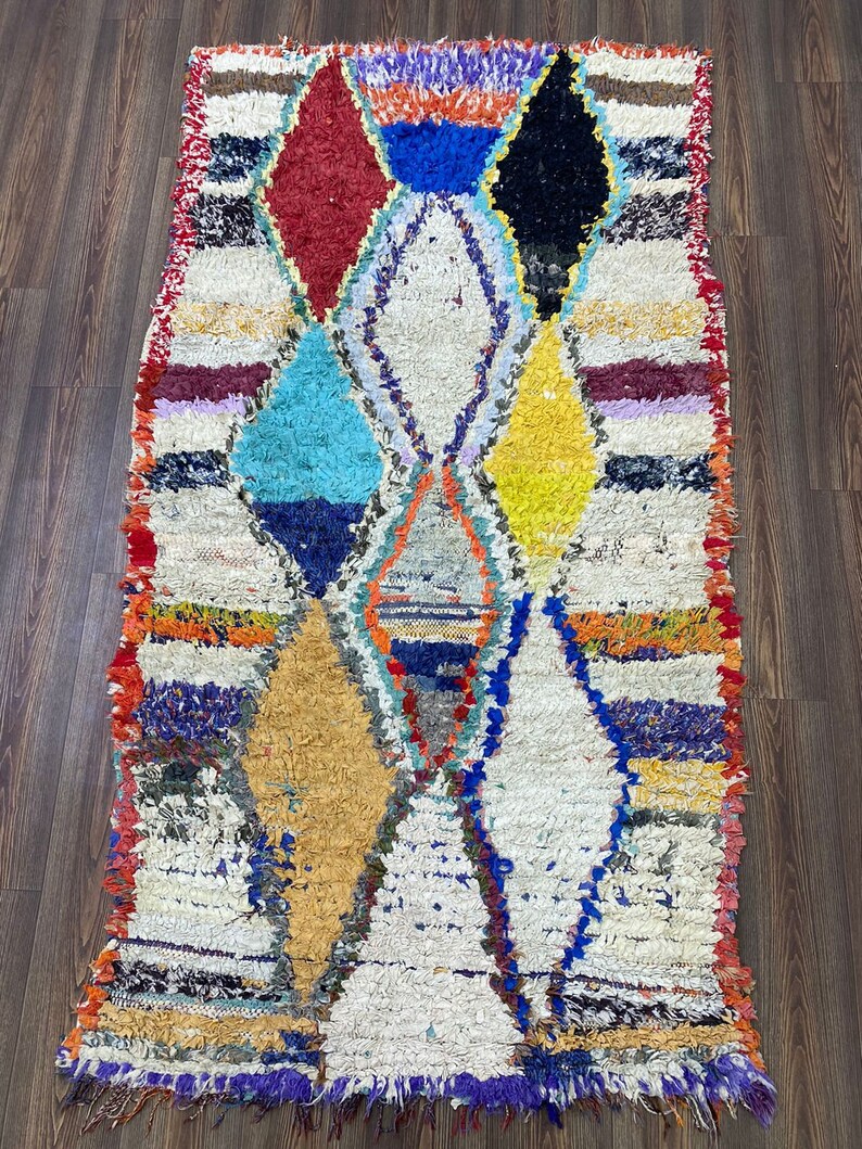 70s Historical Bohemian Natural Artwork Thread Runner Beni - Etsy