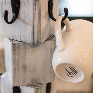 Rustic Farmhouse Kitchen Counter Mug Holder - Etsy