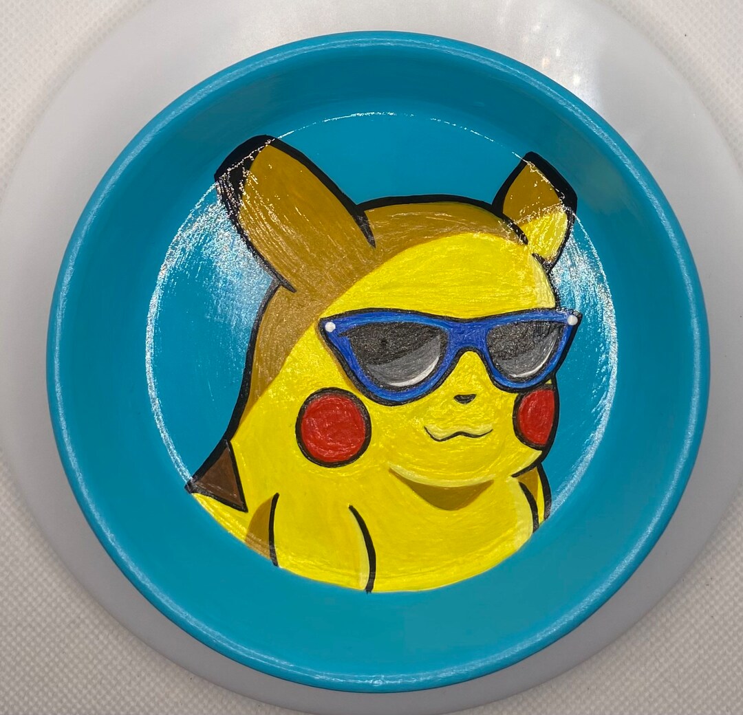 Cool Pika Pika Anime Monster Hand Painted Pop Culture - Etsy