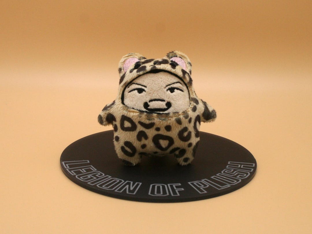 Lucci With a Leopard Onesie - One Piece Mini Plush - Etsy