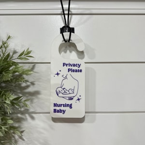 Nursing/pumping Privacy Door Sign choose Your Color Nursing/pumping ...