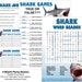 Shark Themed Party Games, Digital Download, Jaws Party Activities - Etsy