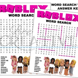 Roblox Girl Birthday Party Games: 4 Fun Activities (digital Download ...