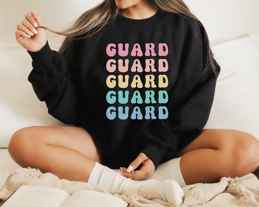 Cute Colorguard Sweatshirt, Retro Color Guard Team Sweater, Matching ...
