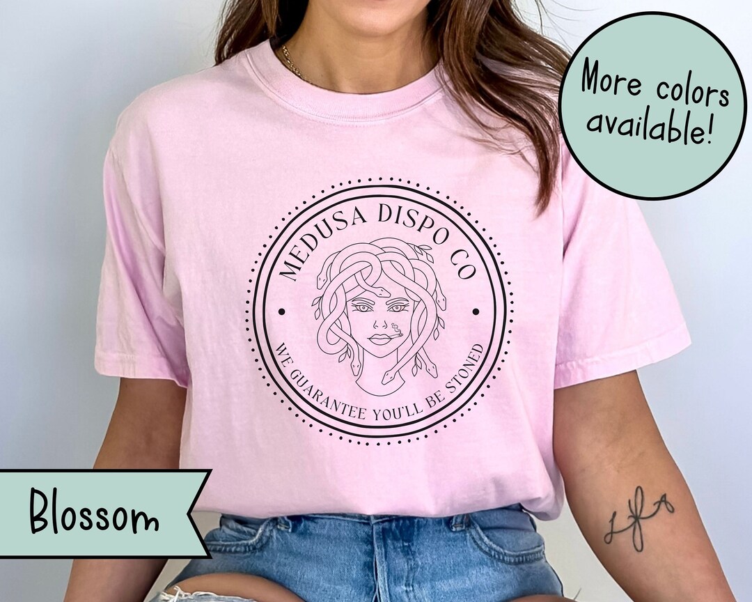 Medusa Comfort Colors Stoner Camisa, Camiseta de mitología griega ...