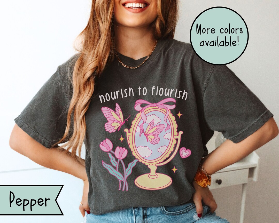 Eating Disorder Recovery Comfort Colors Shirt, ED Awareness Tee, Body ...