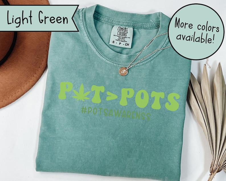 POTS Syndrome Comfort Colors Shirt, Postural Orthostatic Tachycardia ...