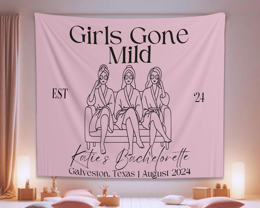 Custom Girls Gone Mild Sign, Girls Gone Mild Bachelorette Wall Hanging ...
