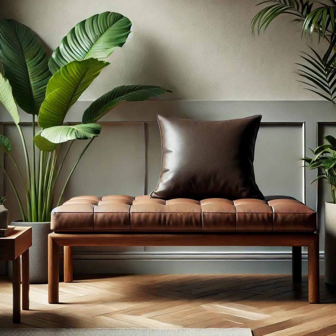 Custom Leather Bench Cushions | Indoor & Outdoor | Handcrafted, Water ...
