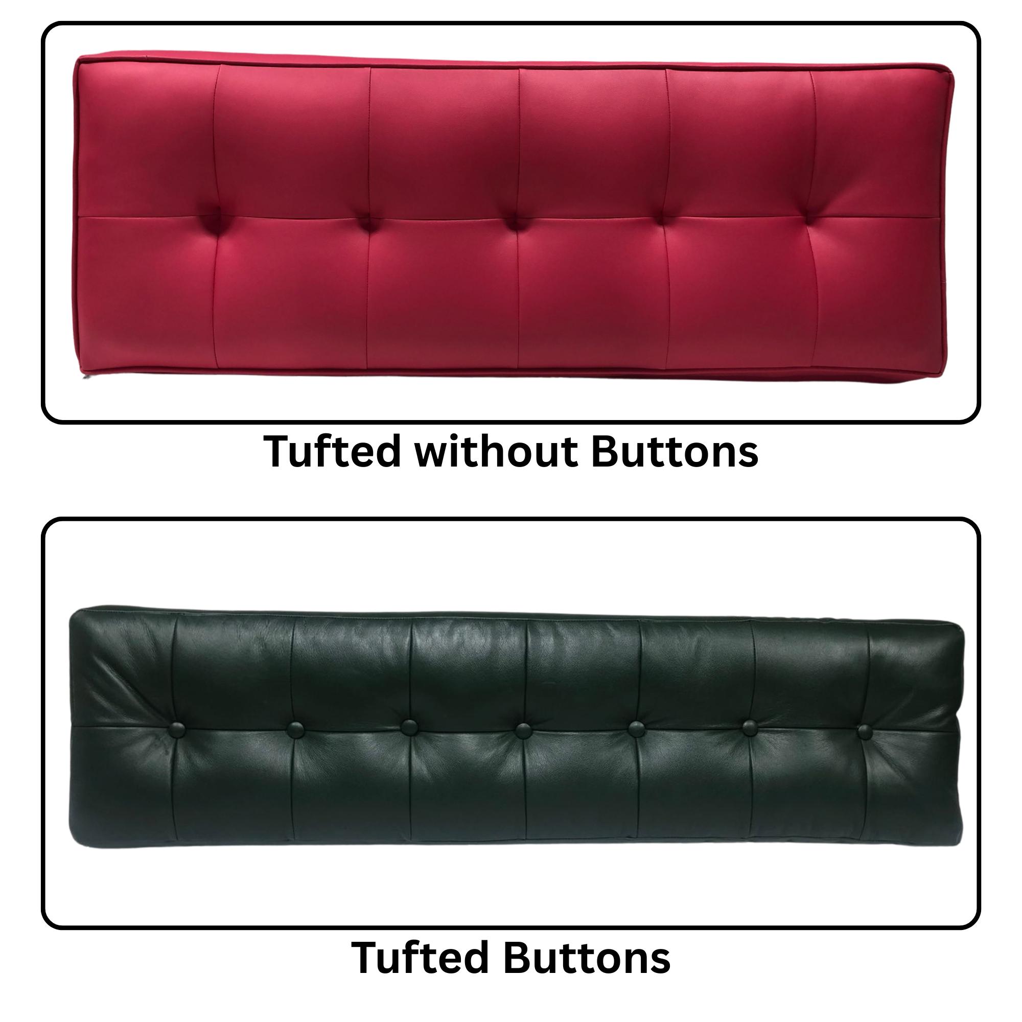Custom Leather Bench Cushions | Indoor & Outdoor | Handcrafted, Water ...