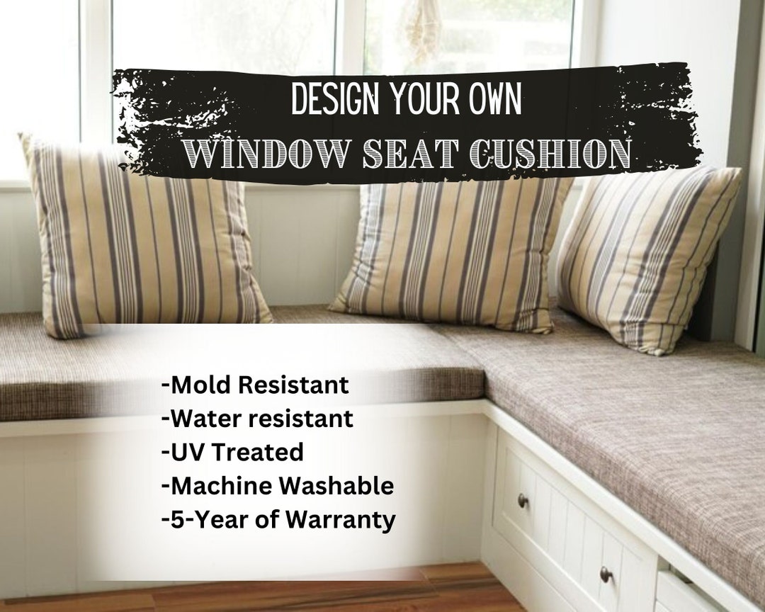 Custom Made 3 Thick Bay Window Cushion Trapezoid Shape - Etsy