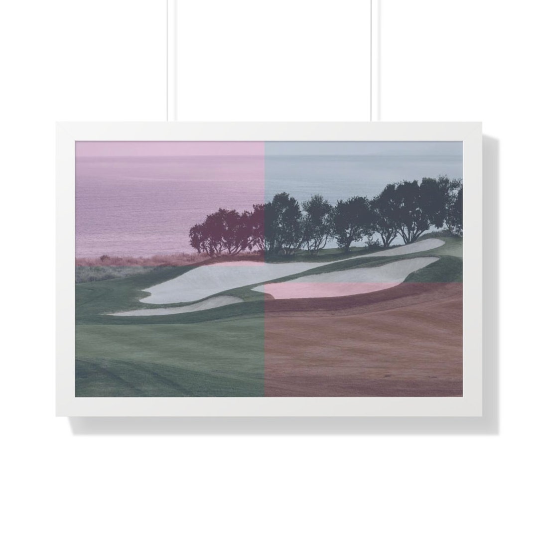 Ocean Golf Course Framed Poster - Etsy